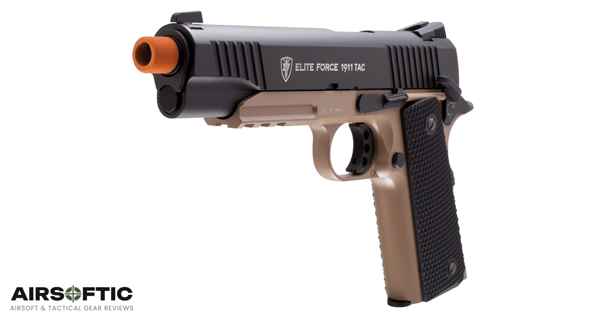 Elite Force 1911 TAC Pistol Review 2026 - Airsoftic